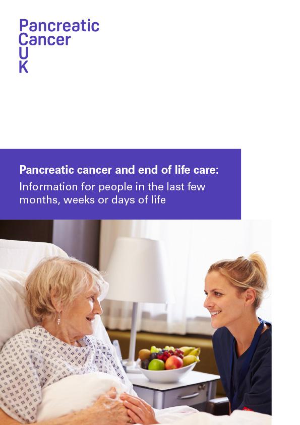 Pancreatic cancer and end of life care – Pancreatic Cancer UK