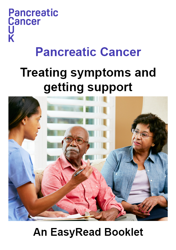 Easy read: Pancreatic cancer – Treating symptoms and getting support ...