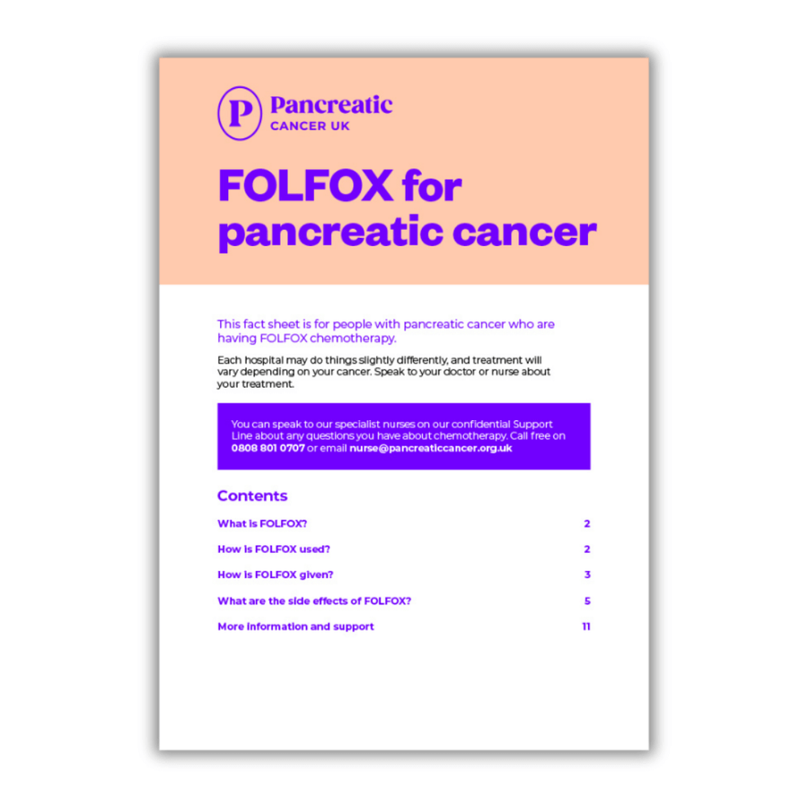 FOLFOX – Pancreatic Cancer UK