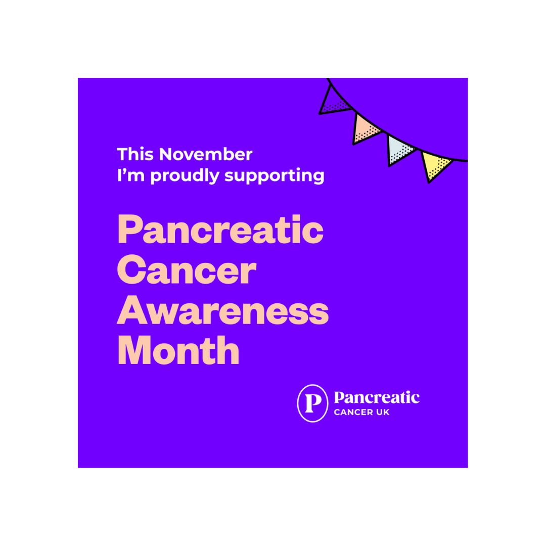 Pancreatic Cancer Awareness Month image – Pancreatic Cancer UK