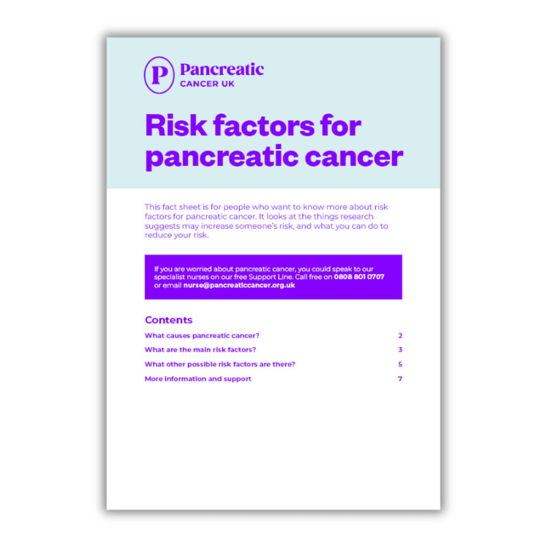 Risk factors for pancreatic cancer – Pancreatic Cancer UK