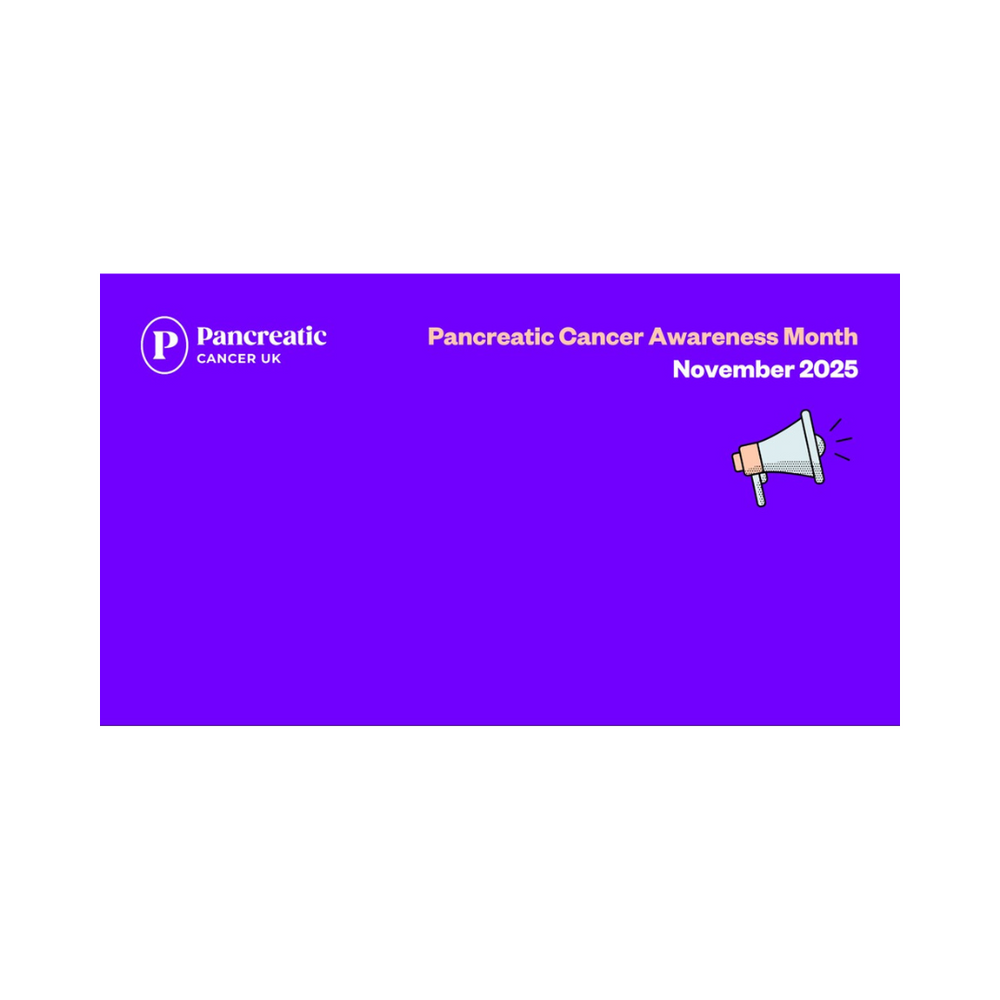 Digital background for Zoom or Teams calls – Pancreatic Cancer UK